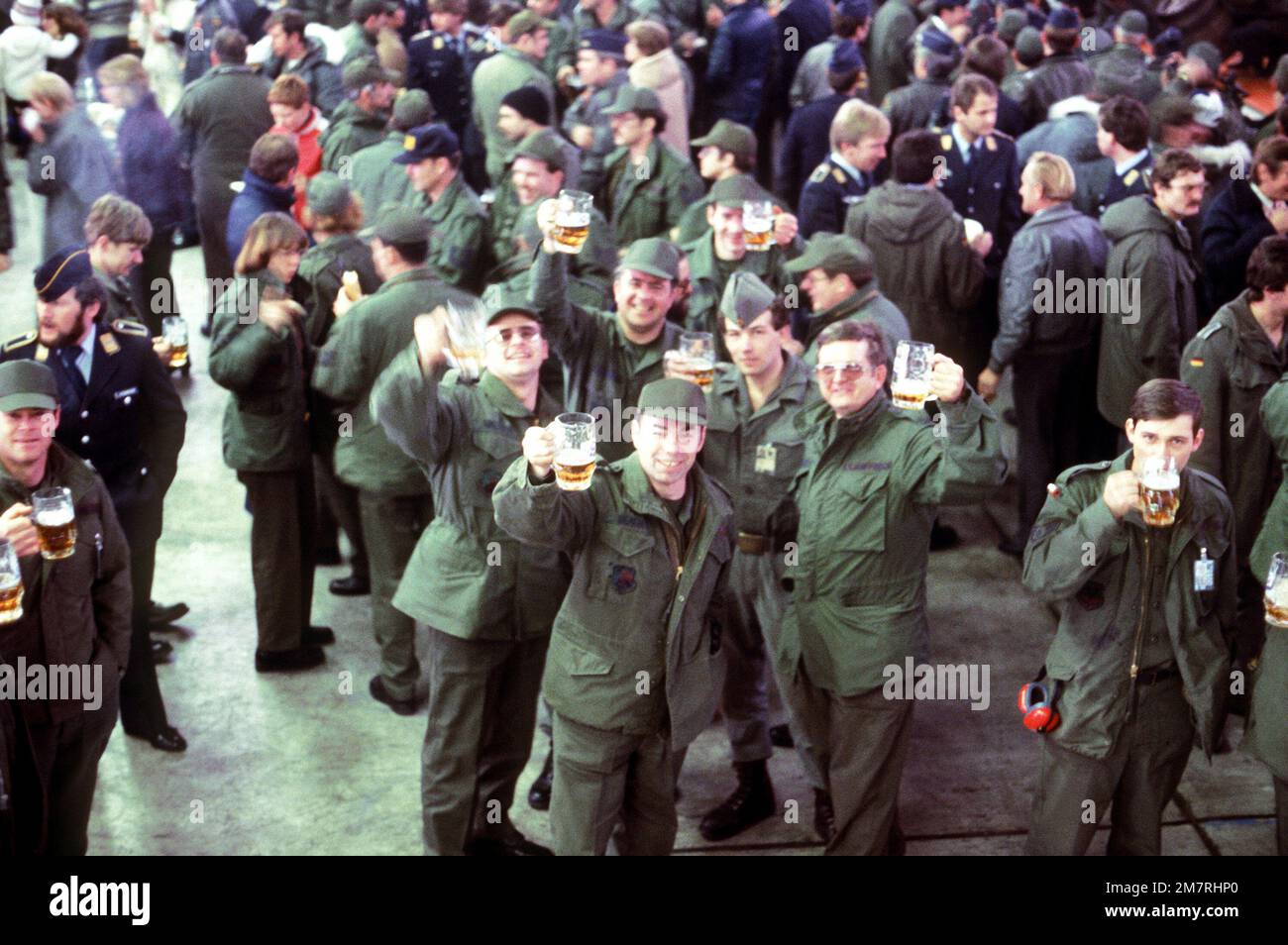 The German and American personnel participating in exercise Coronet ...