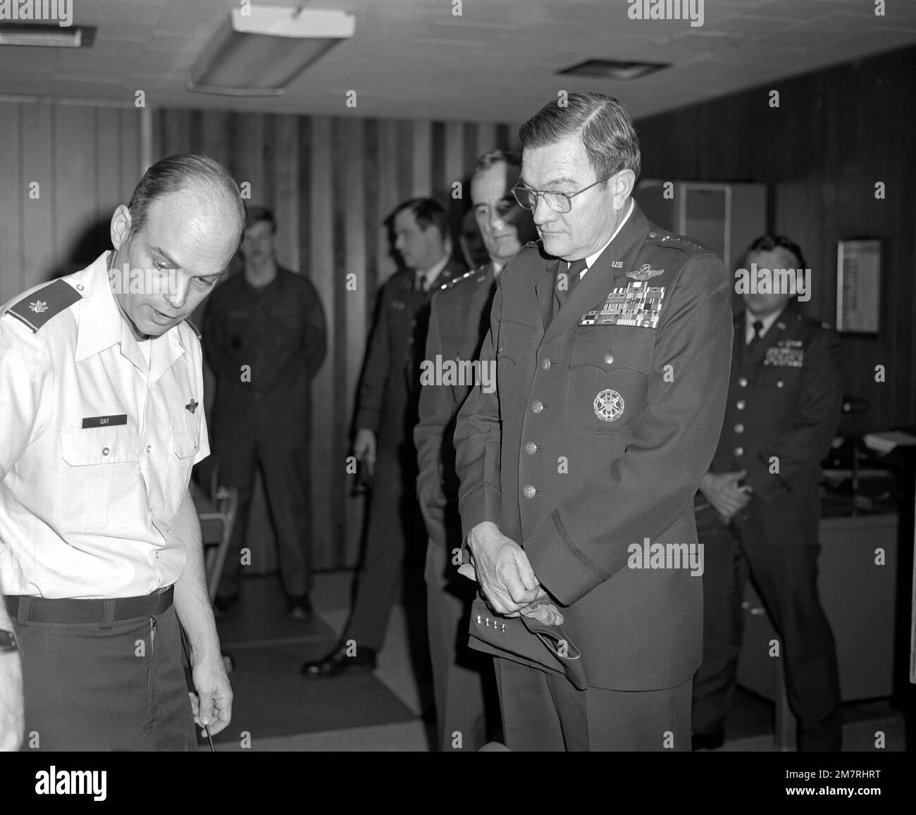 During GEN Robert C. Mathis' tour of the base, MAJ Day, of the Yukon ...
