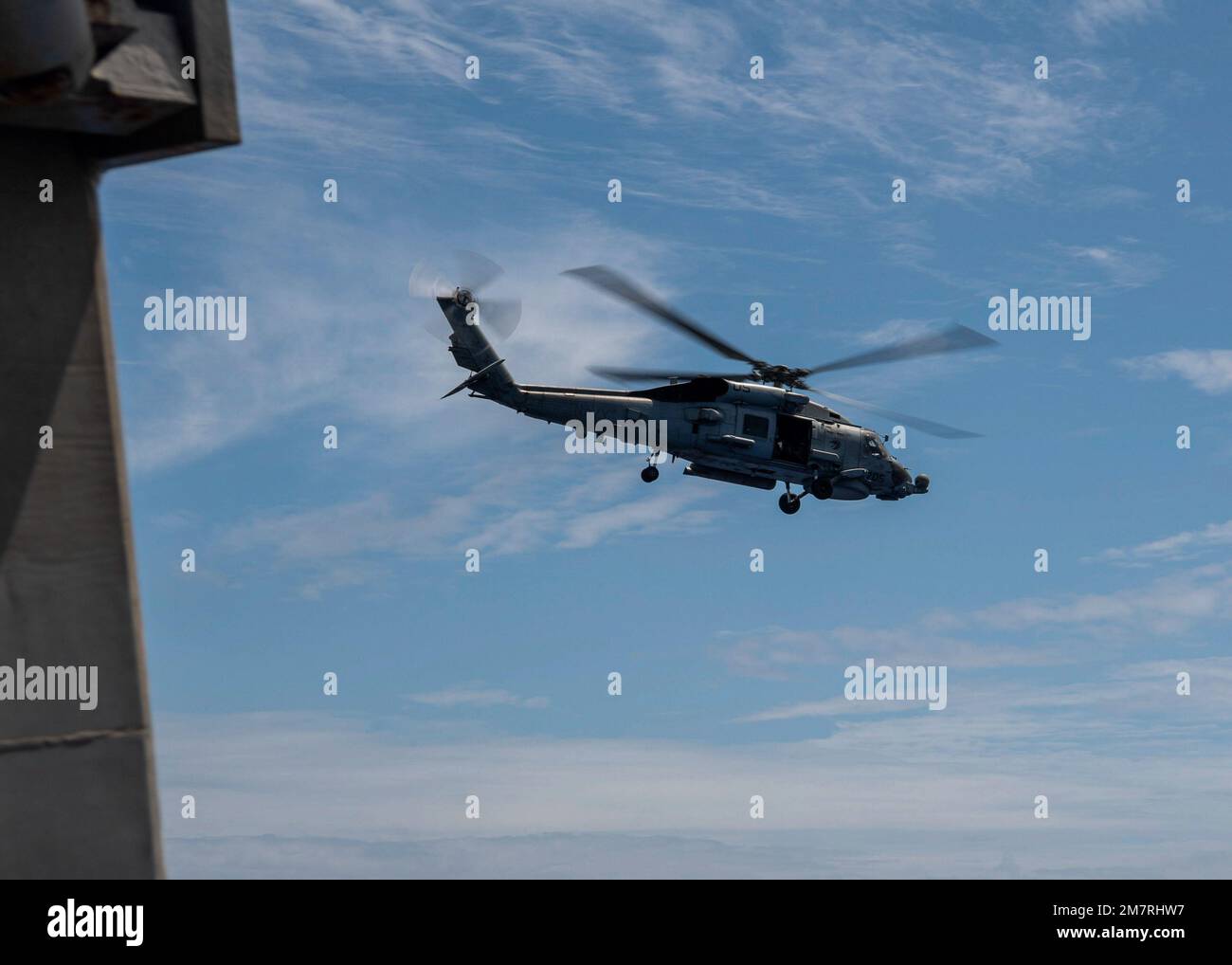 PHILIPPINE SEA (May 12, 2022) An MH-60R Sea Hawk helicopter, attached ...