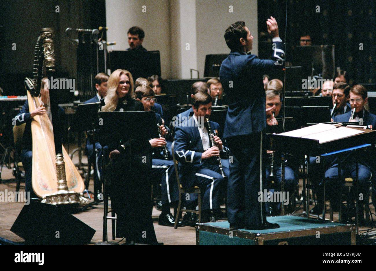 Linda Day George is the guest artist for the US Air Force band during ...