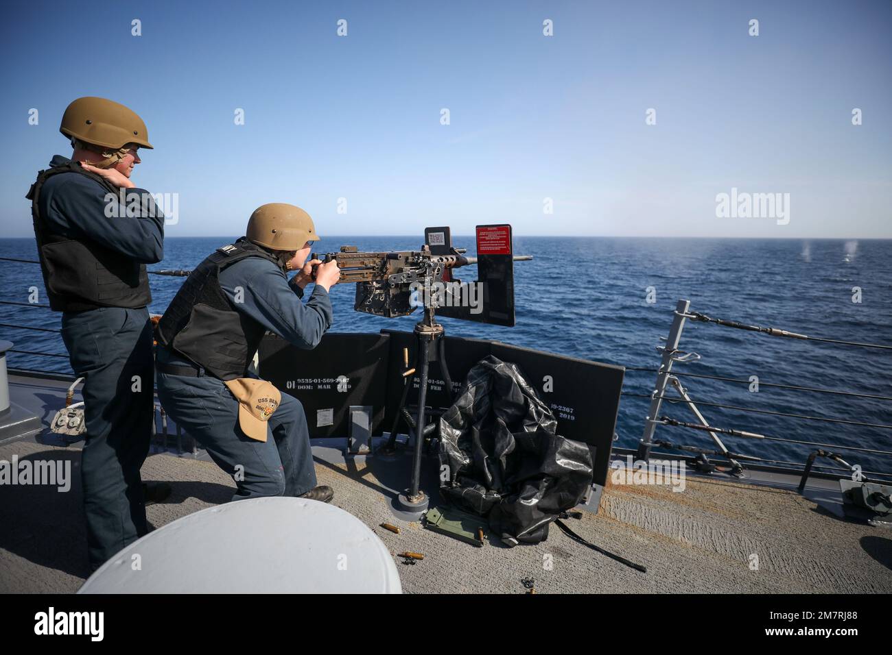 PHILIPPINE SEA (May 12, 2022) Gunner’s Mate Seaman Matthew Benavides ...