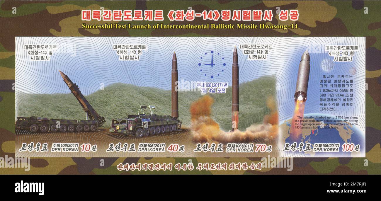 Dprk icbm hi-res stock photography and images - Alamy