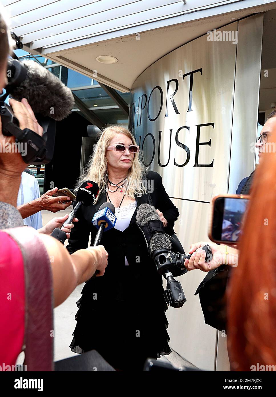 Lawyer Leigh Johnson who is representing Uiatu Joan Taufua outside ...