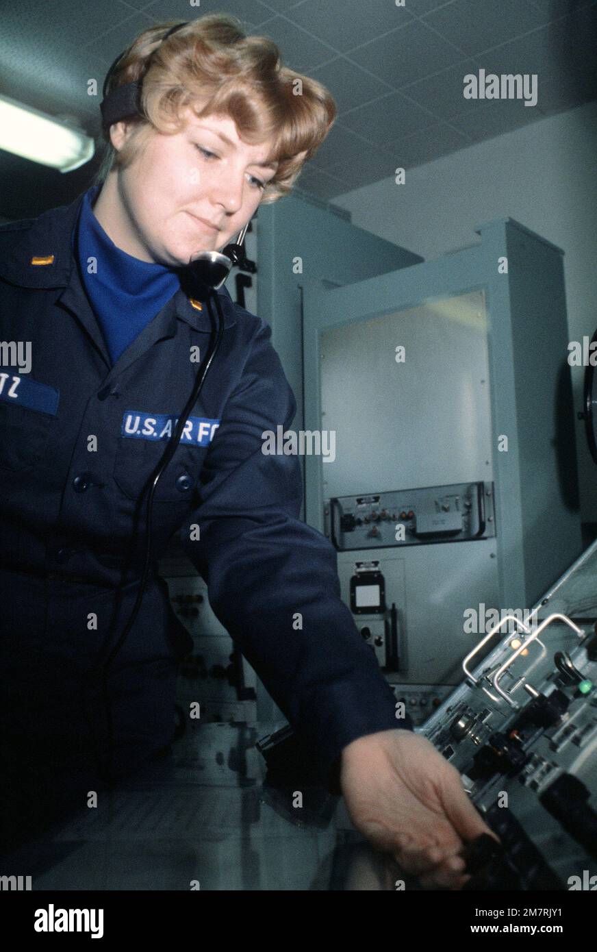 Second LT. Deanna Printz, deputy Titan missile combat crew commander ...