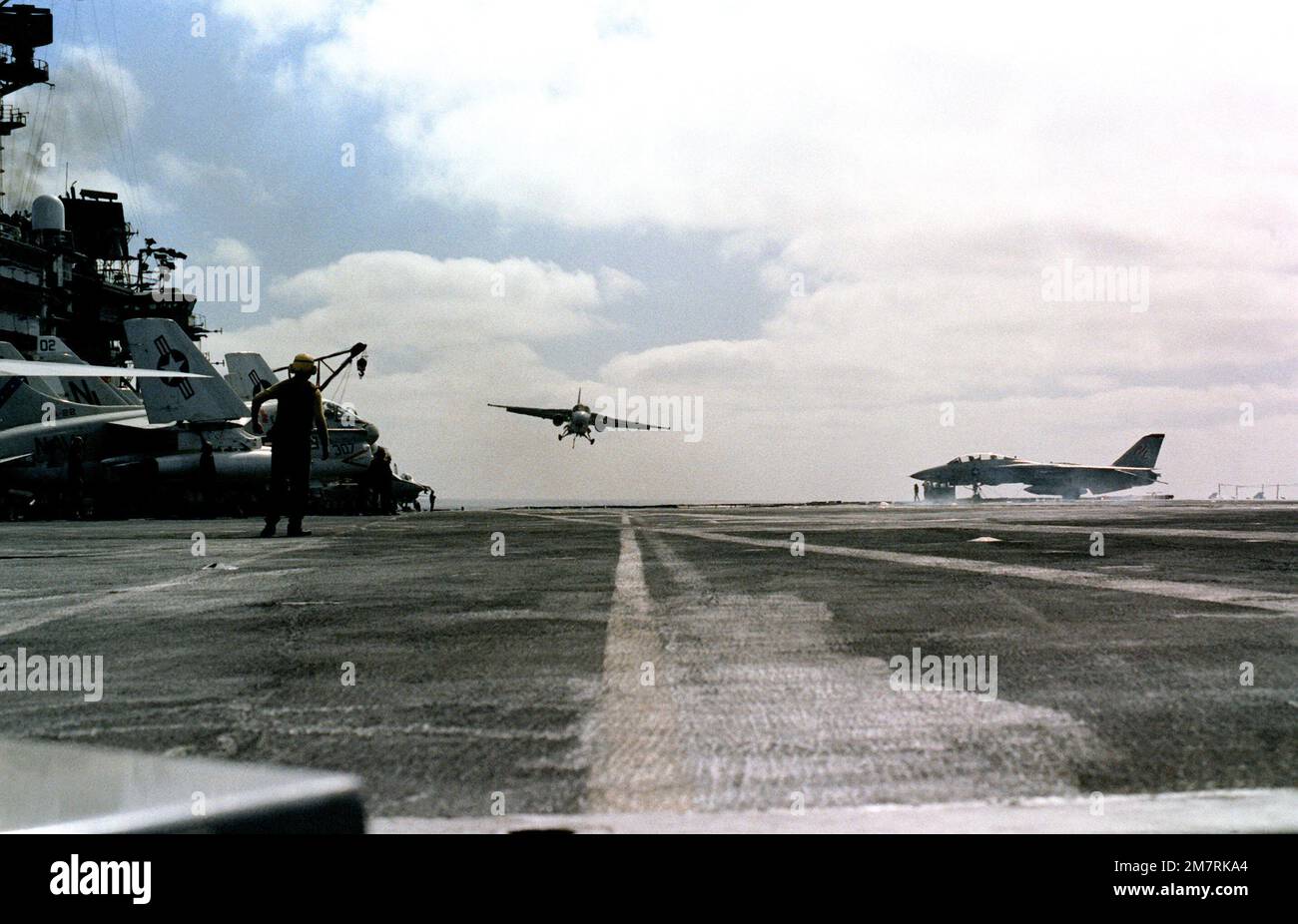 A front view of an S-3A Viking from Air Anti-submarine Squadron 29 (VS ...