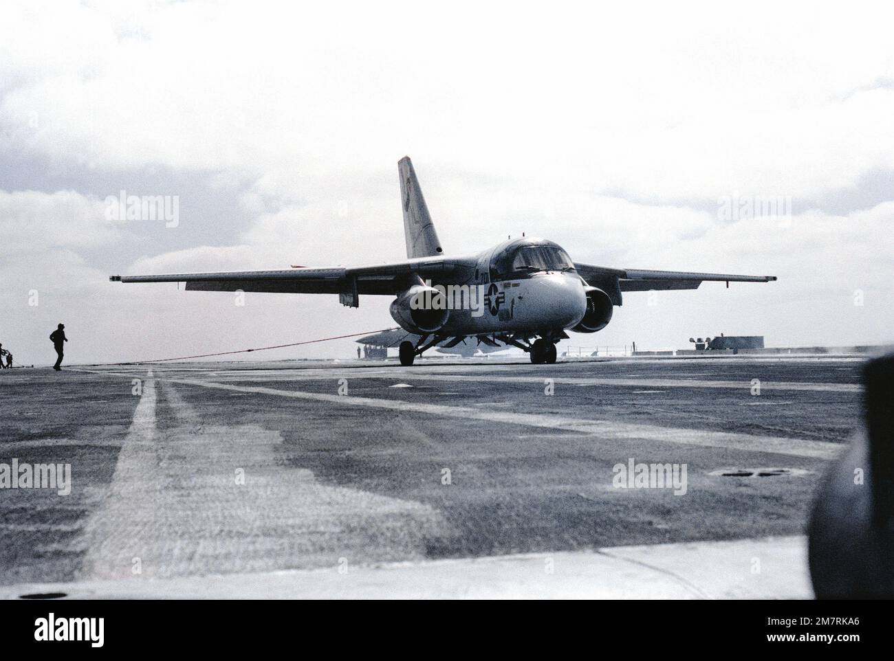 A right front view of an S-3A Viking from Air Anti-submarine Squadron ...