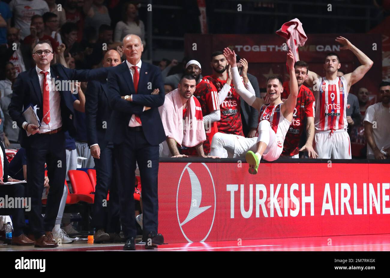 Belgrade, Serbia, 30 December 2022. Stefan Markovic of Crvena Zvezda ...