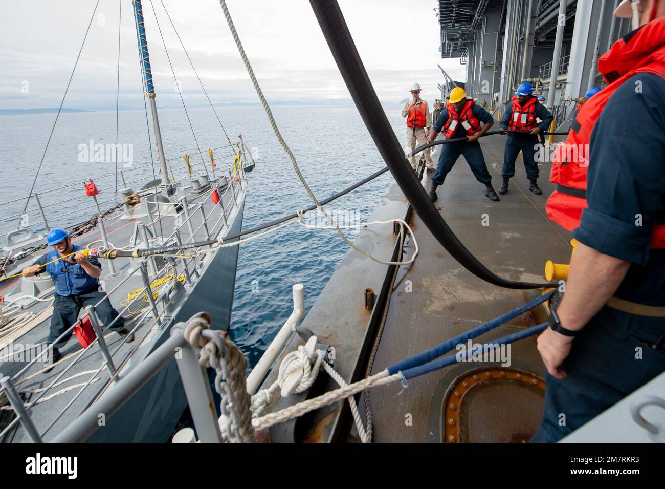 Sea of Japan (May 12, 2022)— Expeditionary sea base ship USS Miguel ...