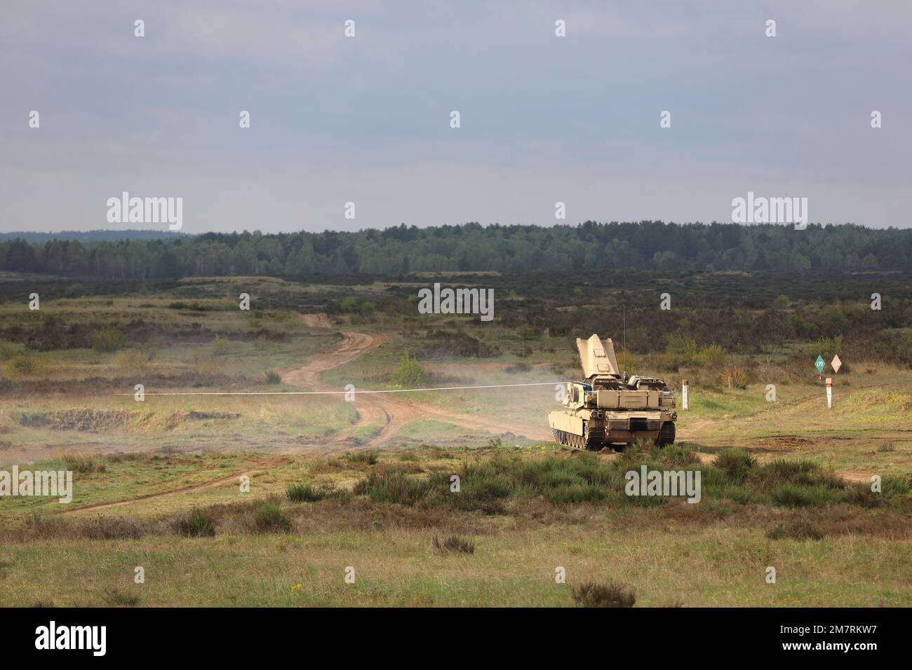 An M1150 assault breacher vehicle assigned to 588th Brigade Engineer ...
