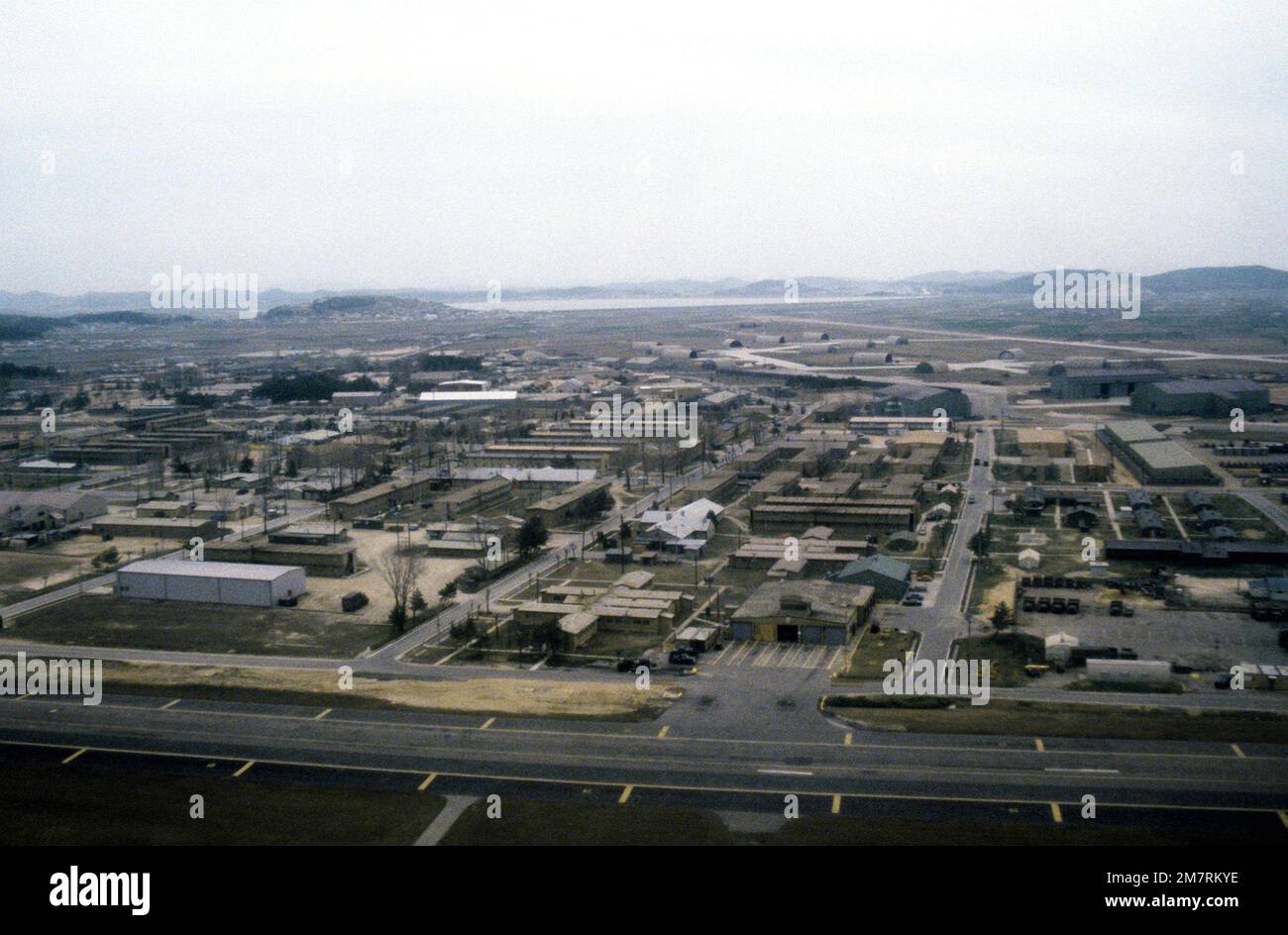 An overall aerial view of the base. Base: Kunsan Air Base Country ...