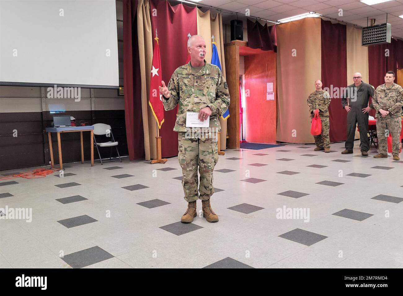Pennsylvania Adjutant General Maj. Gen. Mark Schindler speaks at Health ...
