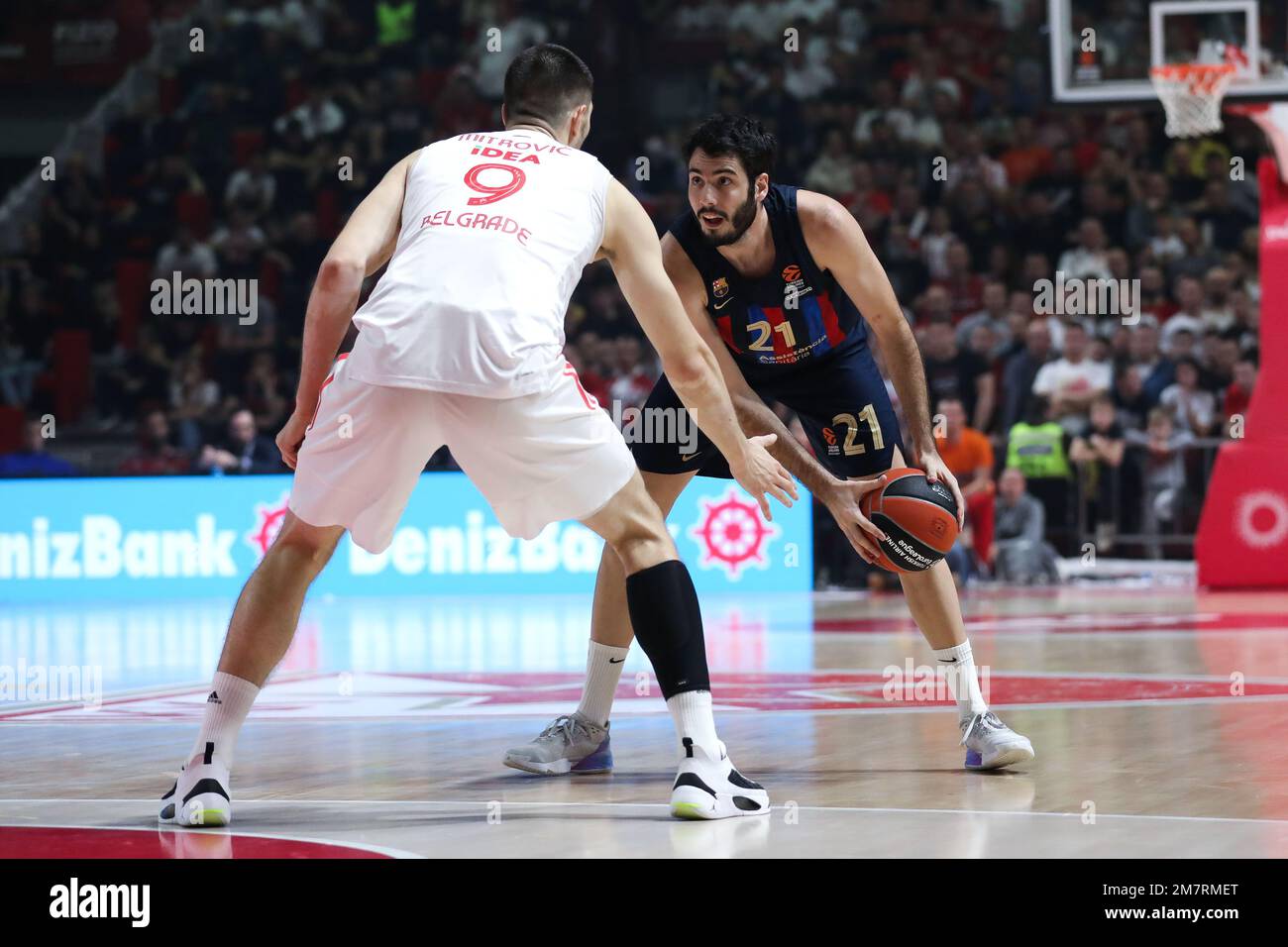 Belgrade, Serbia, 30 December 2022. Alex Abrines of FC Barcelona in ...