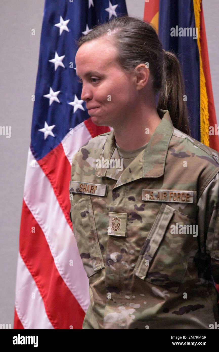 Master Sgt. Amy Sharp, manpower analyst and human resources specialist ...