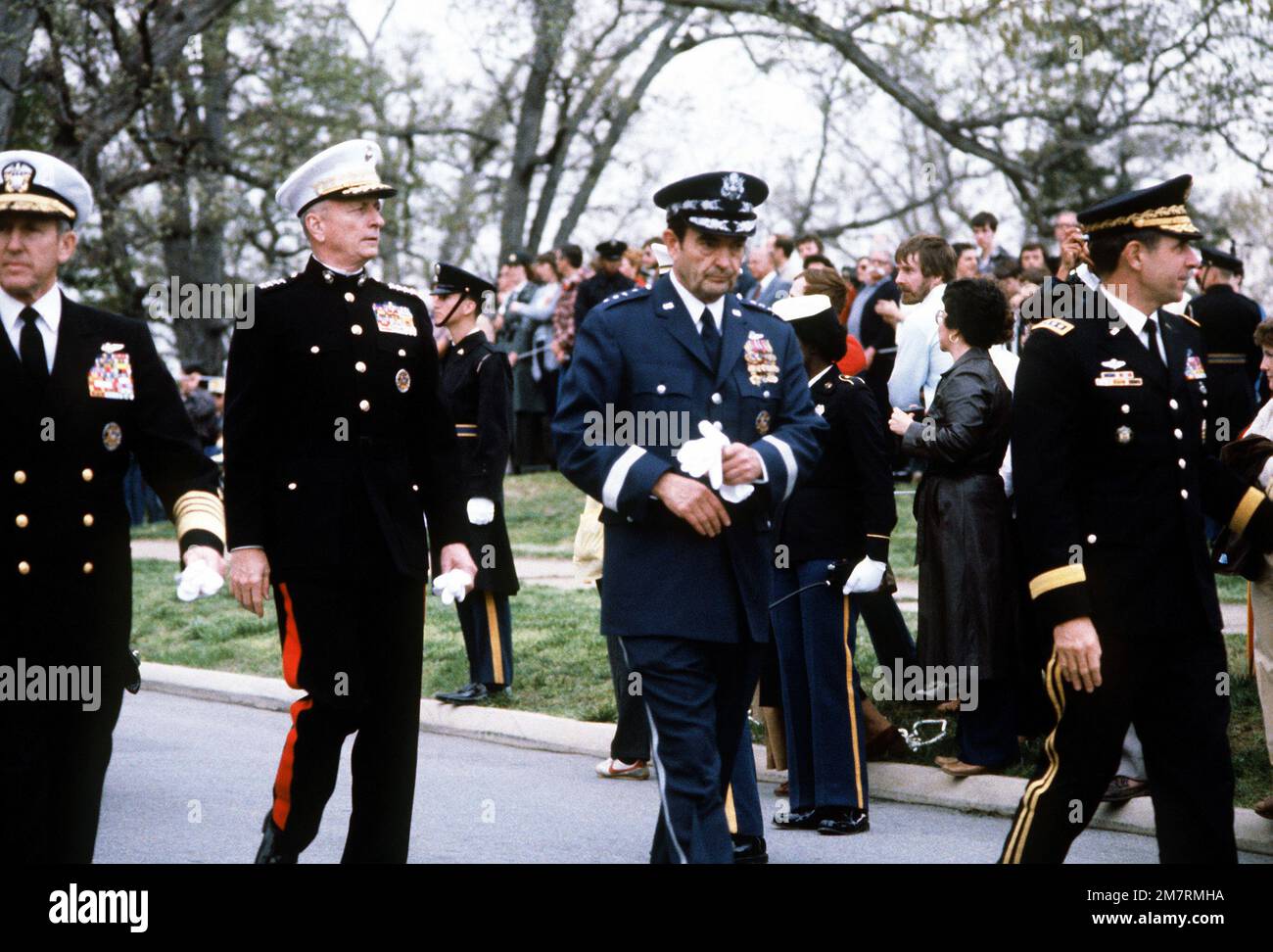 Chairman of the Joint Chiefs of STAFF GEN David C. Jones and other ...