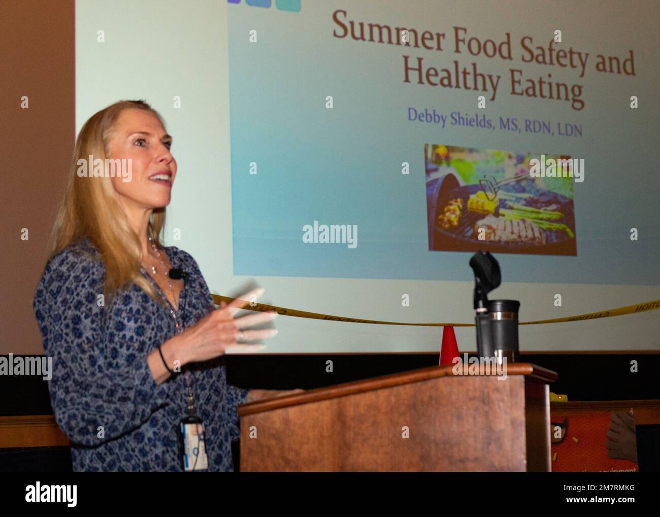GREAT LAKES, Il. (May 12, 2022) Debbie Shields, a nutritionist with ...