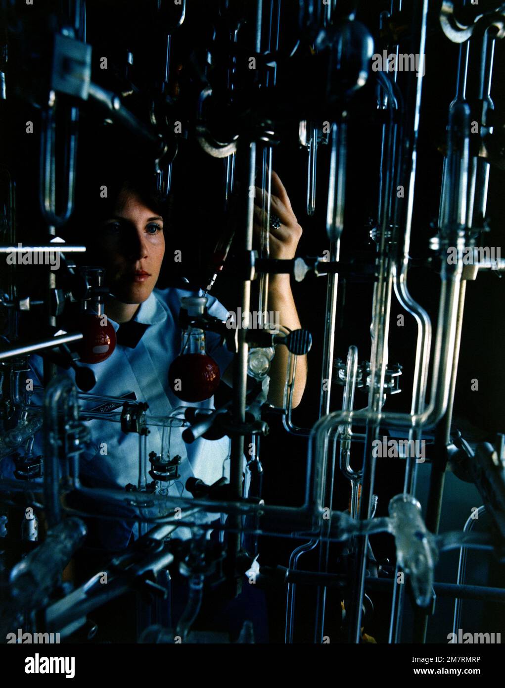 A technician works in an Air Force Systems Command laboratory. Country: Unknown Stock Photo - Alamy
