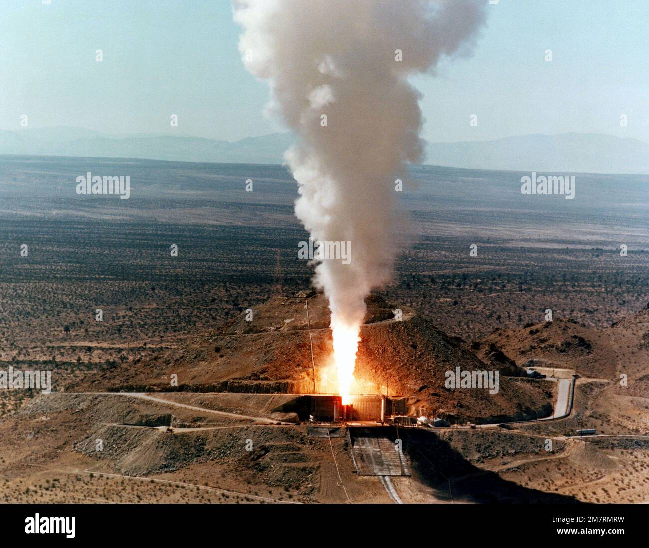 An aerial view of the Air Force Rocket Propulsion Laboratory, Air Force ...