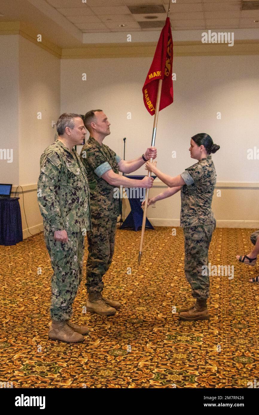 NORFOLK, Va. (May 12, 2022) Col. William A. Barns, marine detachment ...