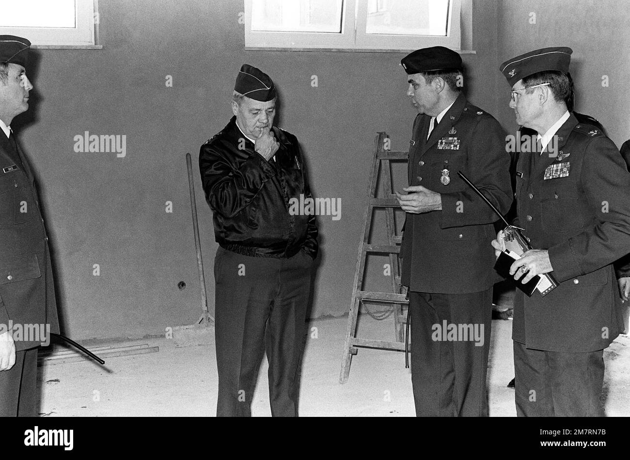 LTC Blakely and base commander COL Wagner explain the new security ...