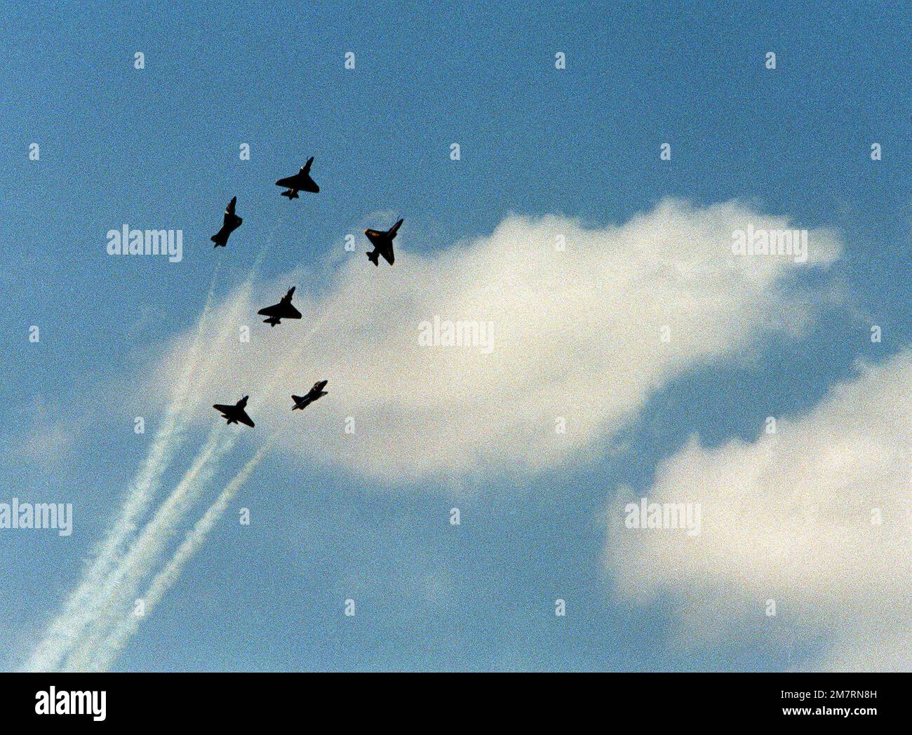 The Navy's Blue Angels flight demonstration team performs during open ...