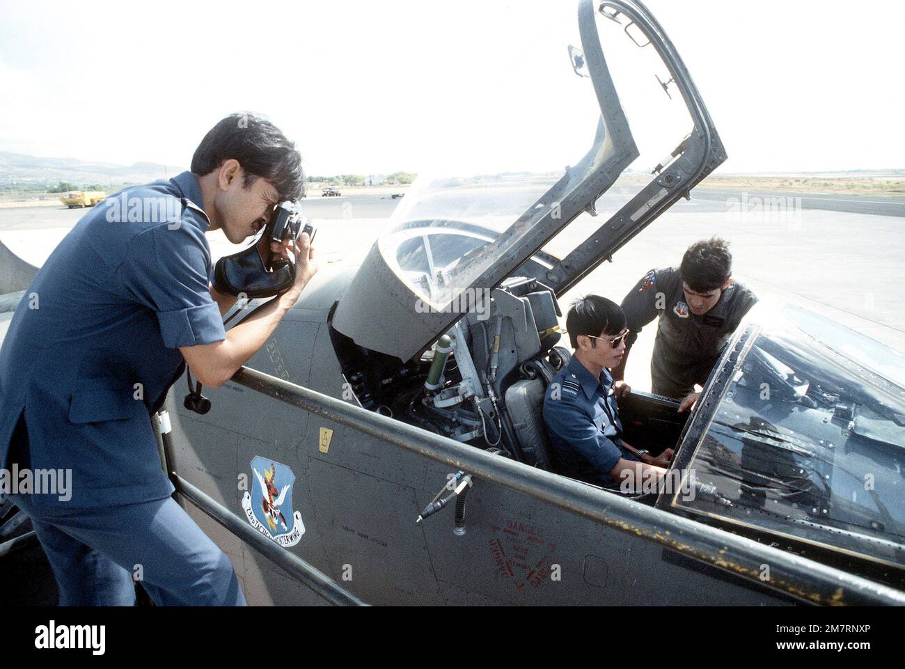 MAJ Lance Smith of the 23rd Tactical Fighter Wing Flying Tigers ...