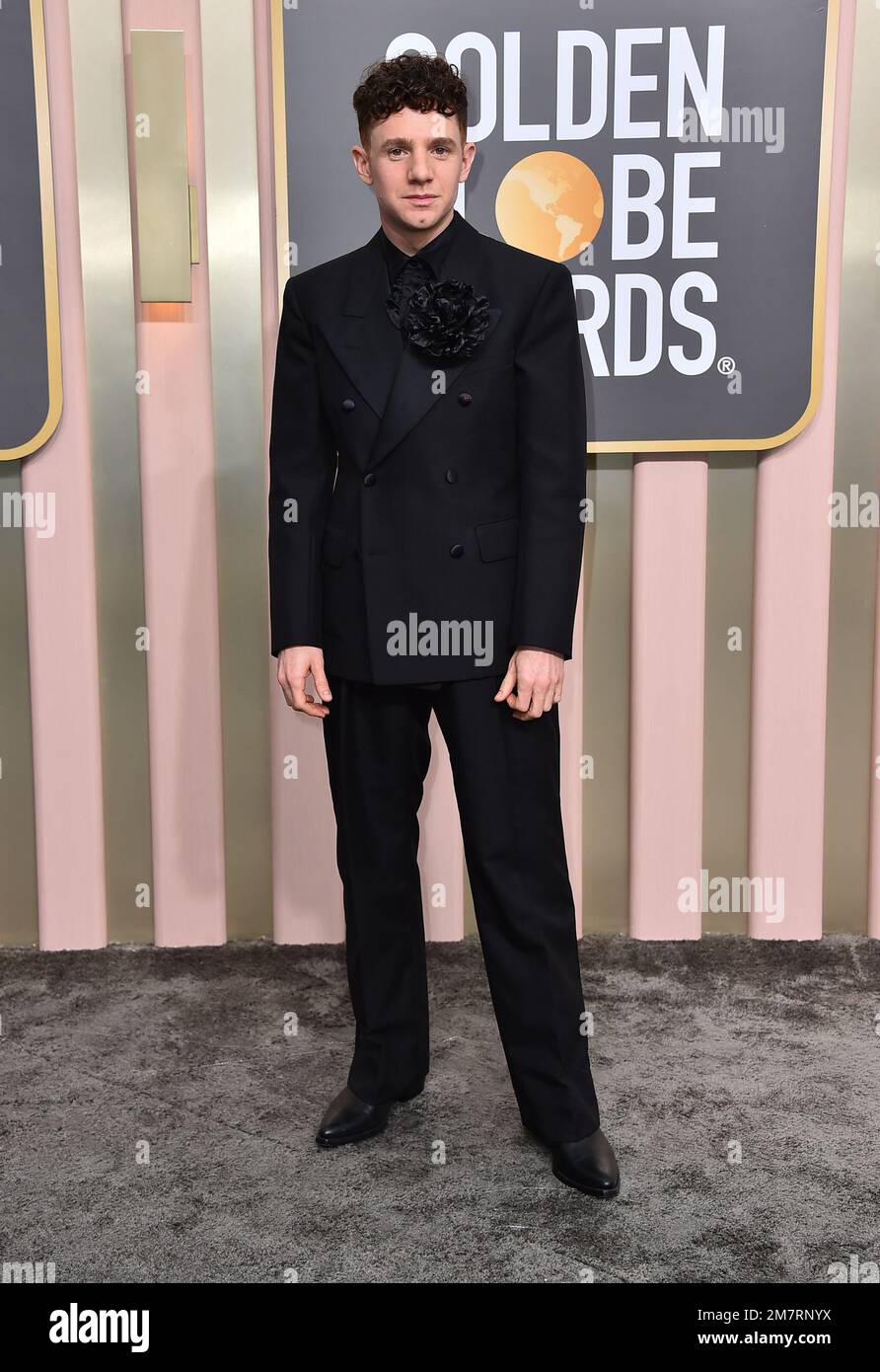 Chris Perfetti arrives at the 80th annual Golden Globe Awards at the ...