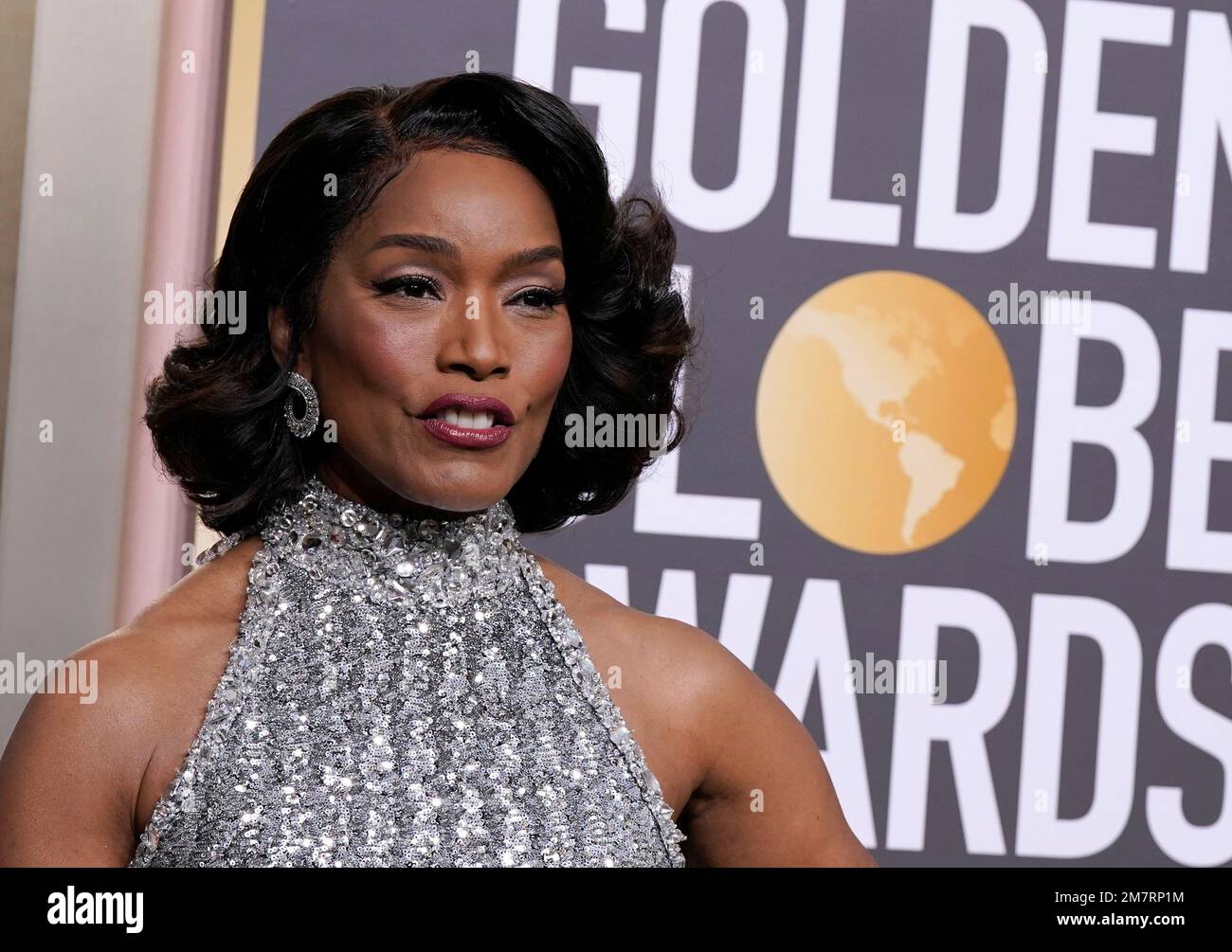 Angela Bassett Arrives At The 80th Annual Golden Globe Awards At The