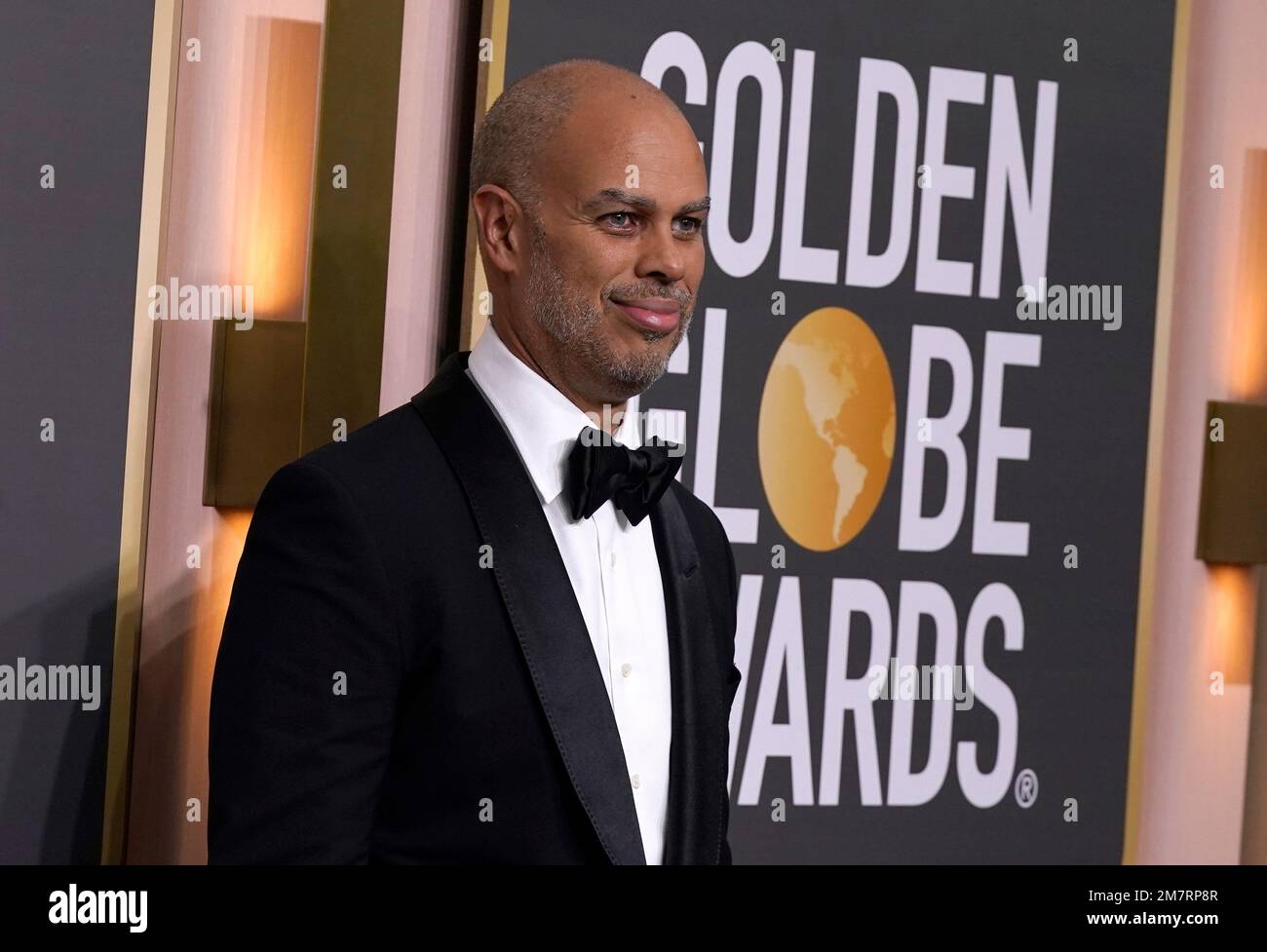 Jesse Collins arrives at the 80th annual Golden Globe Awards at the ...