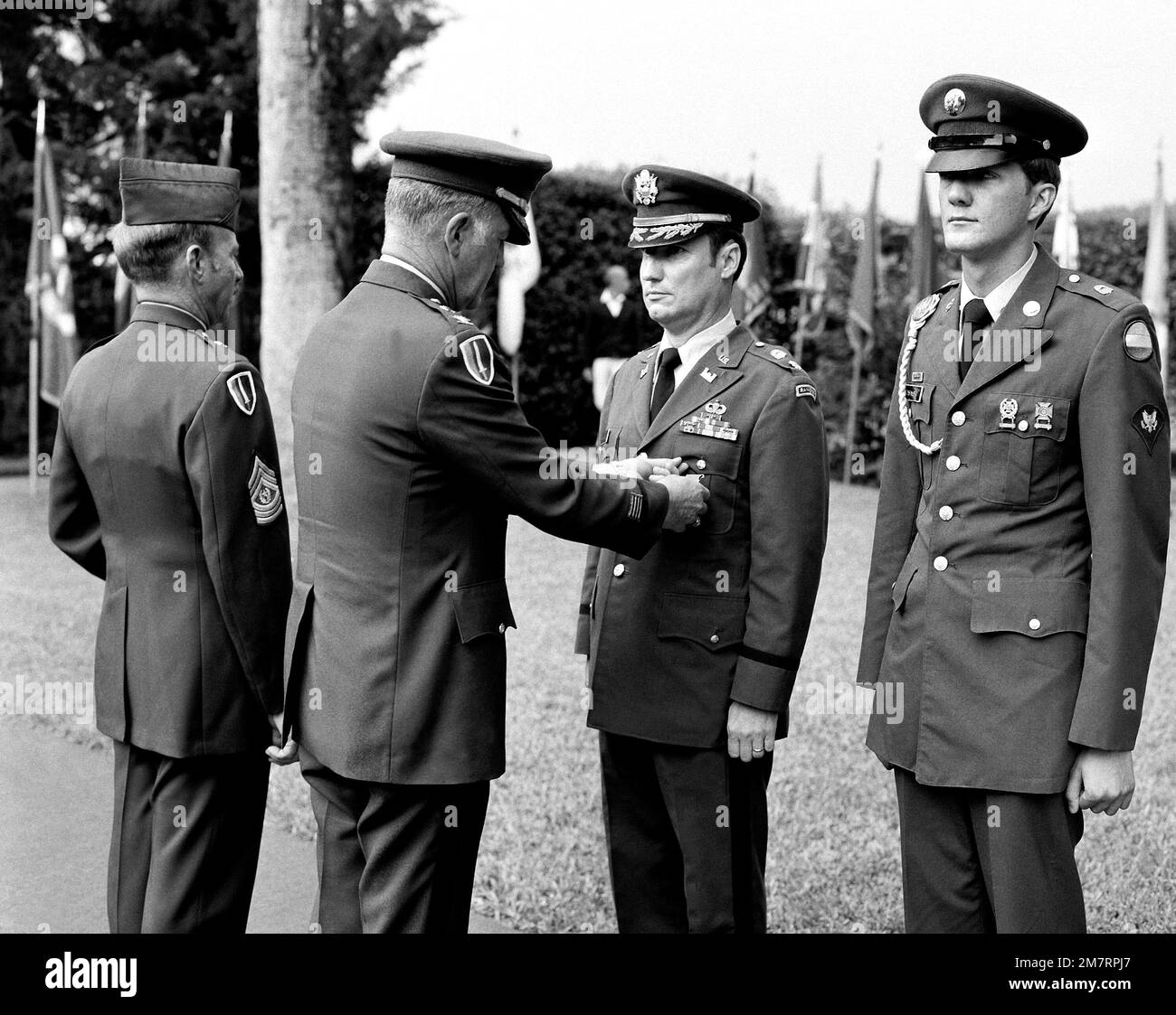 The Legion of Merit is presented to LTC Thomas J. Woodall for ...