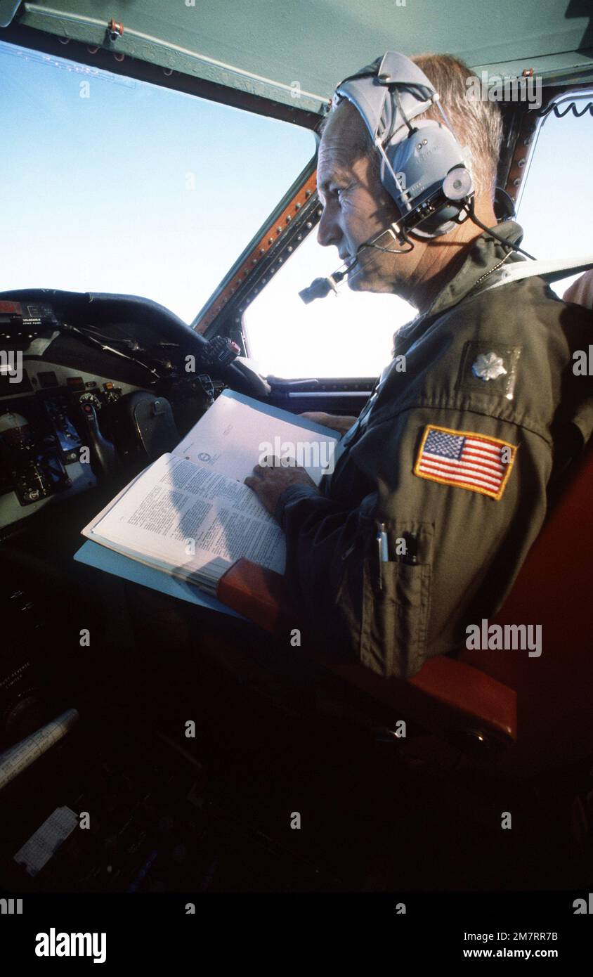 LTC James Galyen, commanding officer of the 14th Military Airlift ...