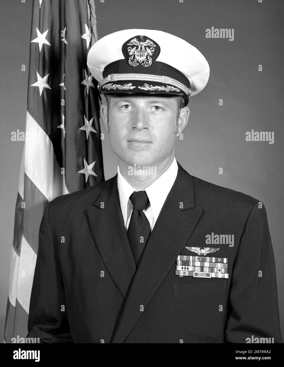 CDR Dennis S. Gladman, USN (covered). Country: Unknown Stock Photo - Alamy
