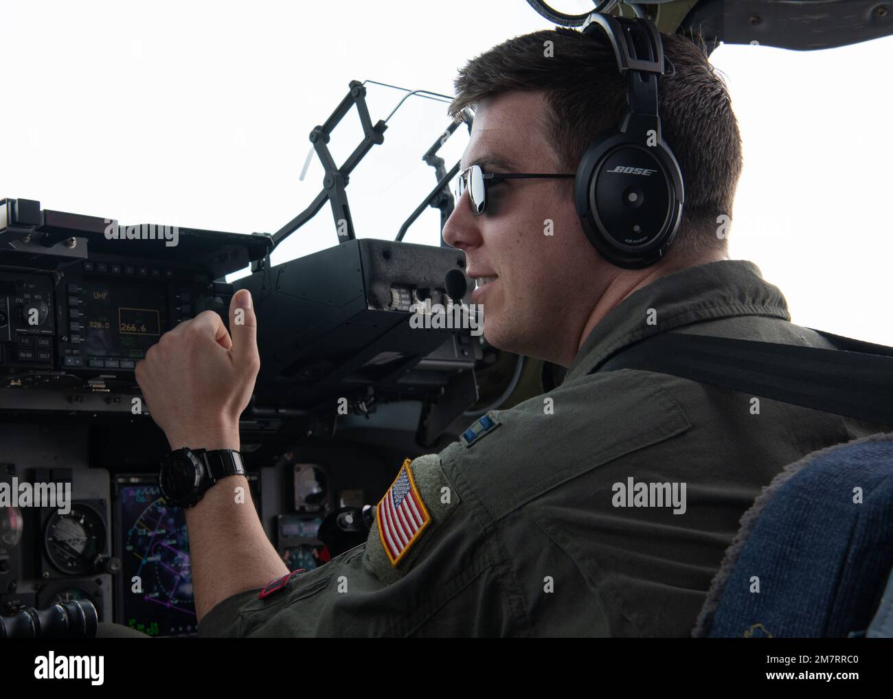 U.S. Air Force Capt. Robert Ferrell, a 517th Airlift Squadron C-17 ...