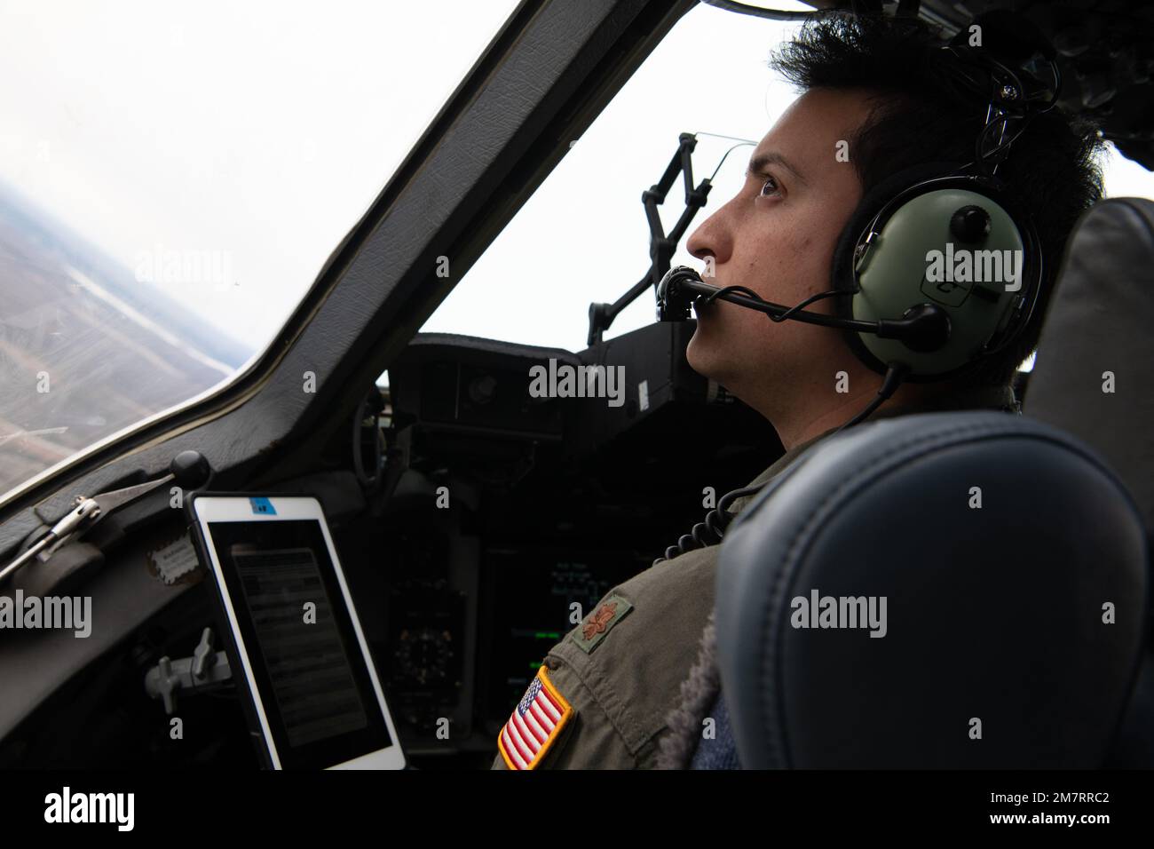 U.S. Air Force Maj. William Hock, a 354th Operations Group, Detachment ...