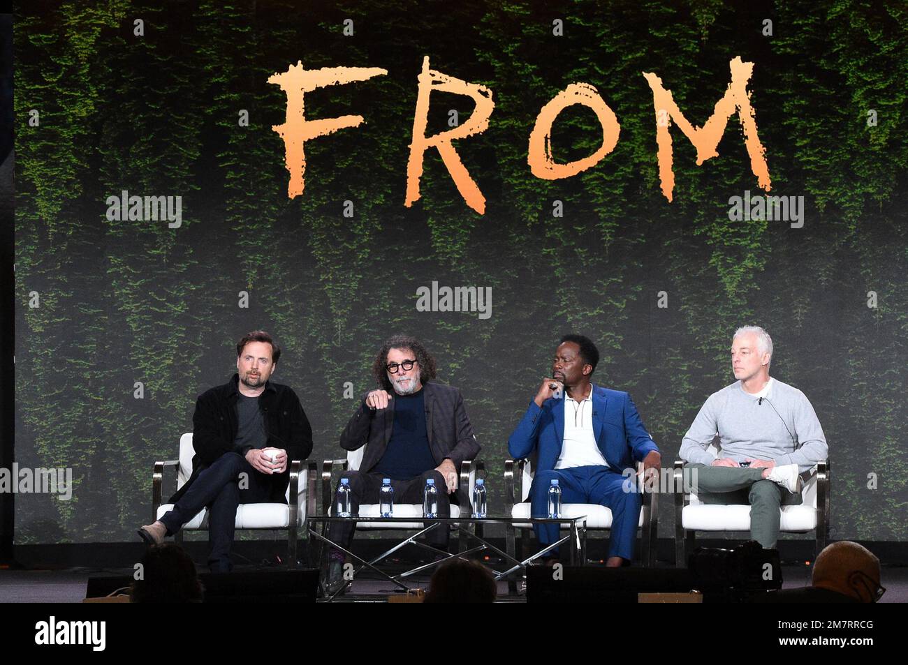 John Griffin, from left, Jack Bender, Harold Perrineau, and Jeff ...