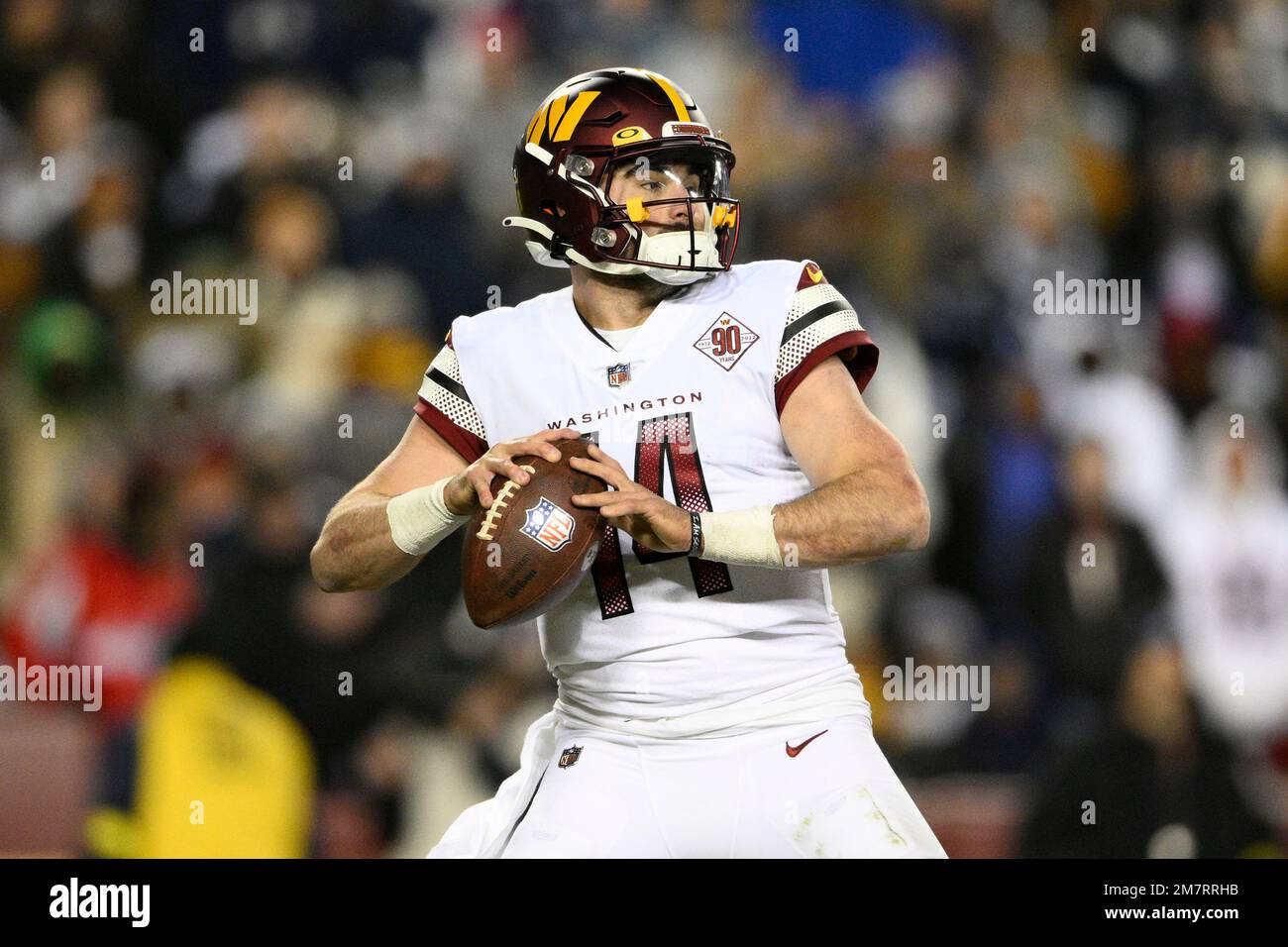 Washington Commanders quarterback Sam Howell (14) in action during the ...