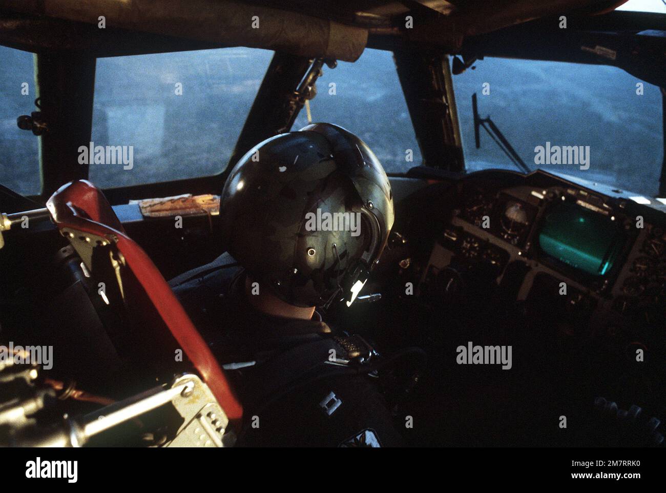 A pilot flies a B-52H Stratofortress aircraft during exercise Busy ...