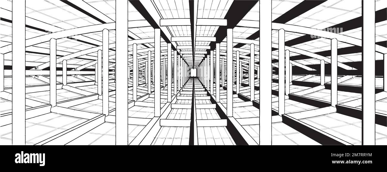 Abstract Constructions Structure Vector Stock Vector Image & Art - Alamy