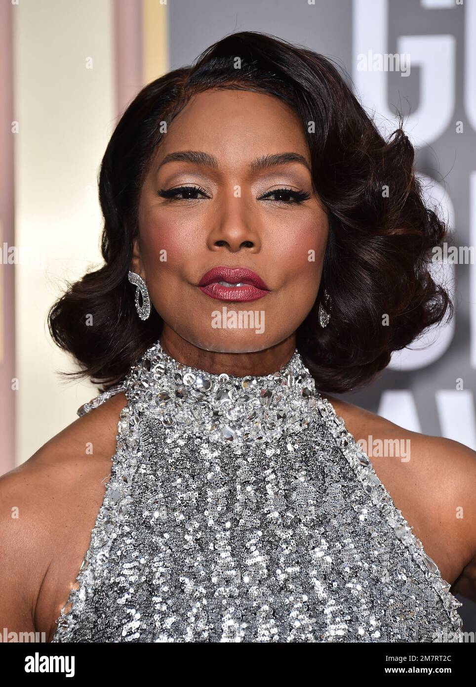 Angela Bassett Arrives At The 80th Annual Golden Globe Awards At The