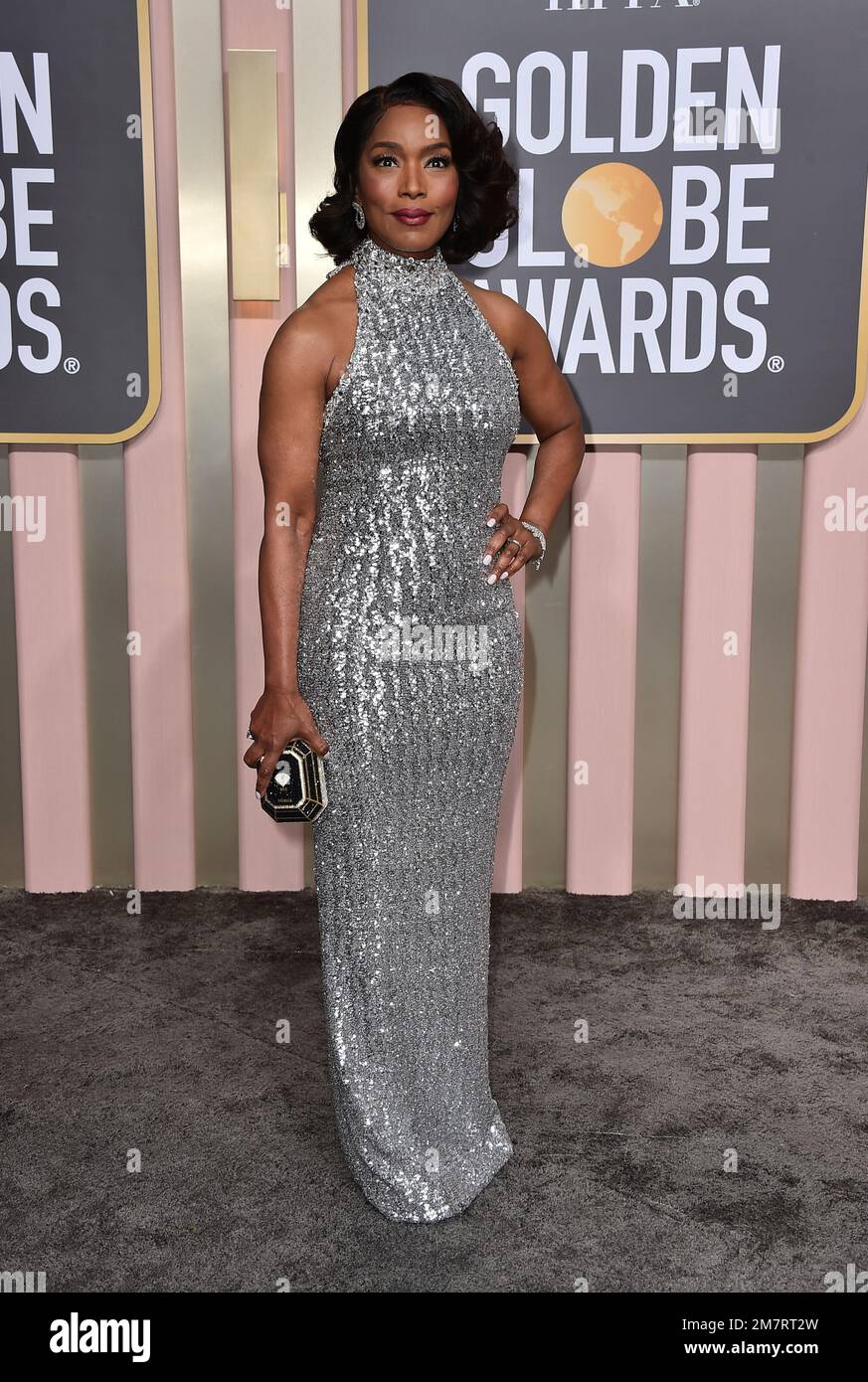 Angela Bassett Arrives At The 80th Annual Golden Globe Awards At The