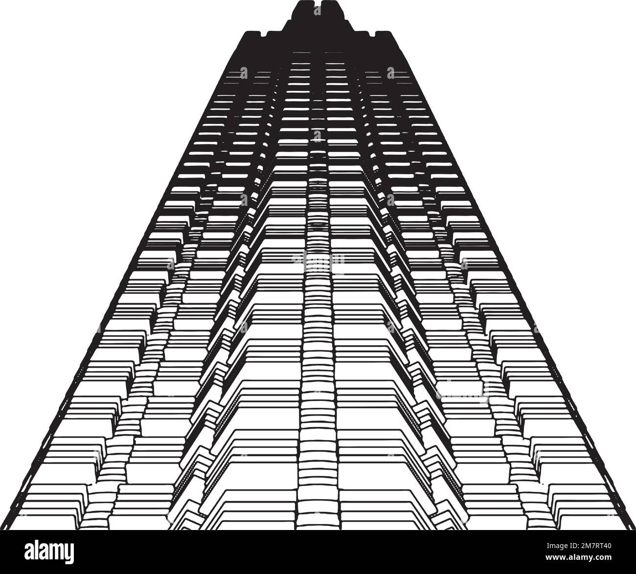 Abstract Constructions of the Skyscraper Vector Stock Vector Image ...
