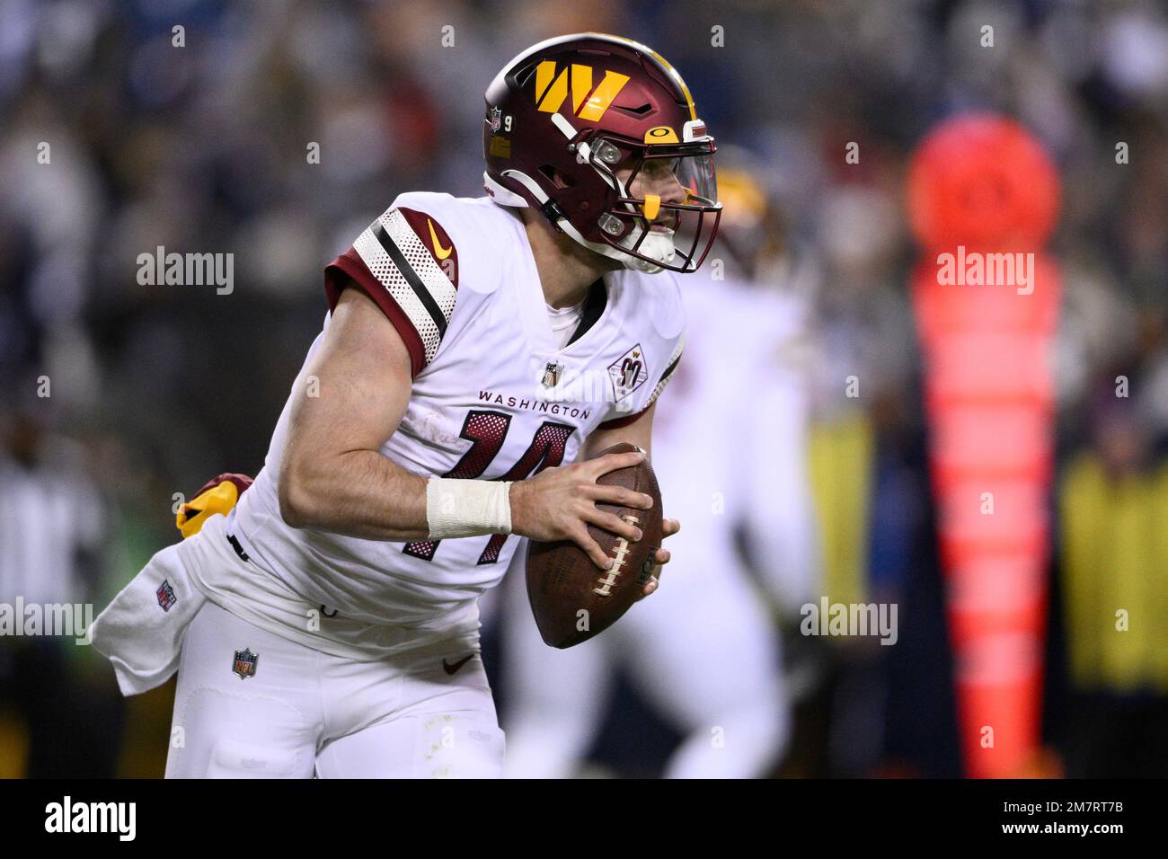 Washington Commanders quarterback Sam Howell (14) in action during the ...
