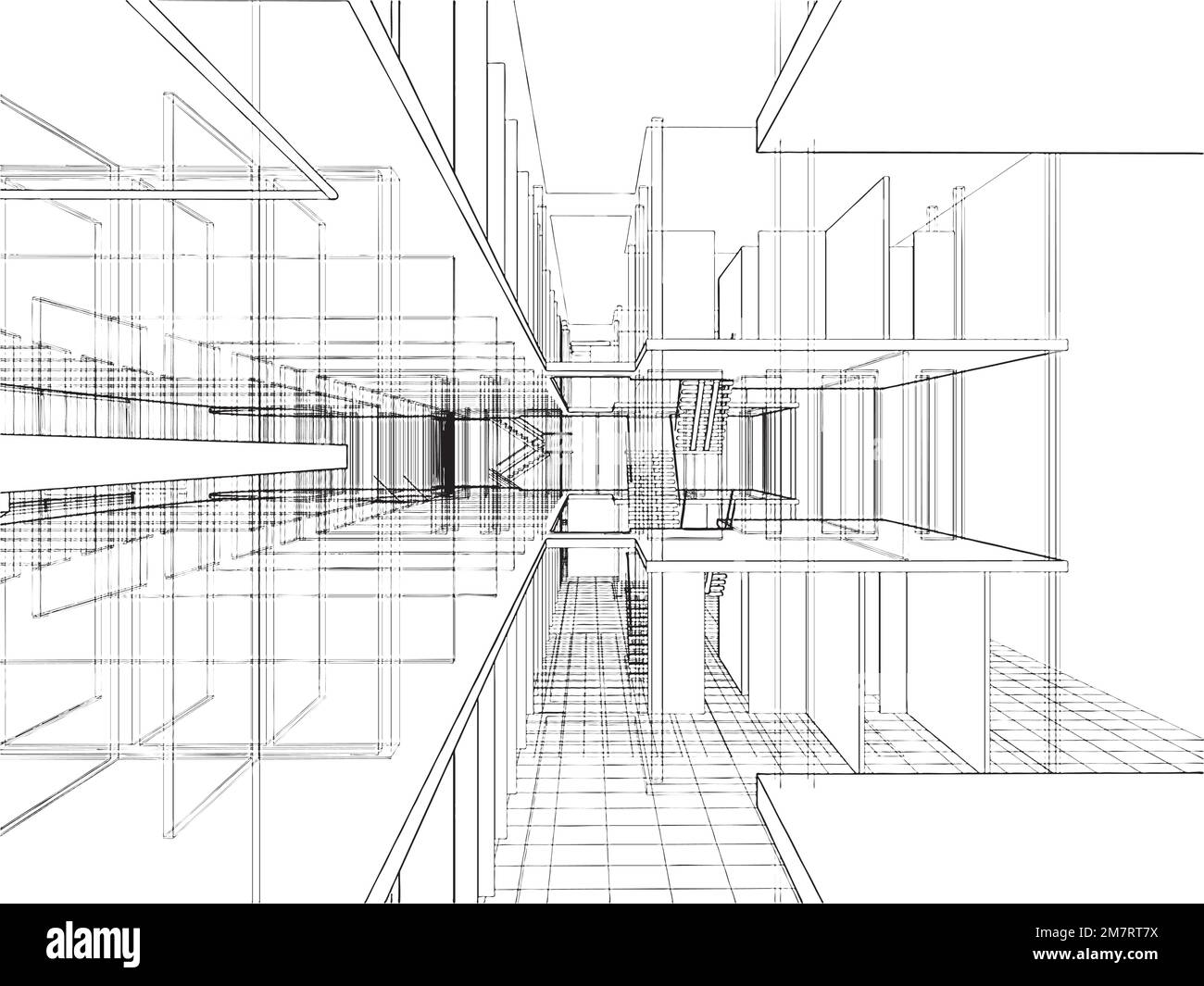 Abstract Constructions Structure Vector Stock Vector Image & Art - Alamy