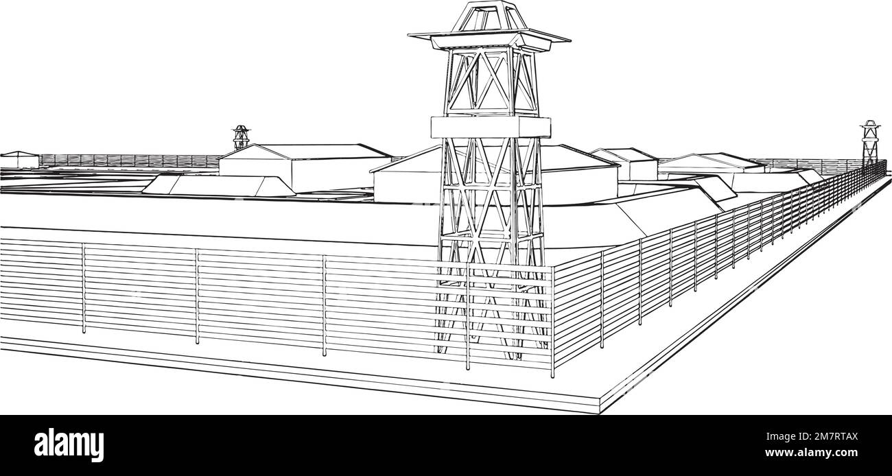 Abstract Constructions Of The Military Complex Vector Stock Vector ...