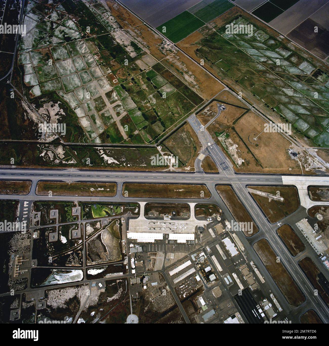 A view of the runways at the Pacific Missile Test Center. Base: Naval ...