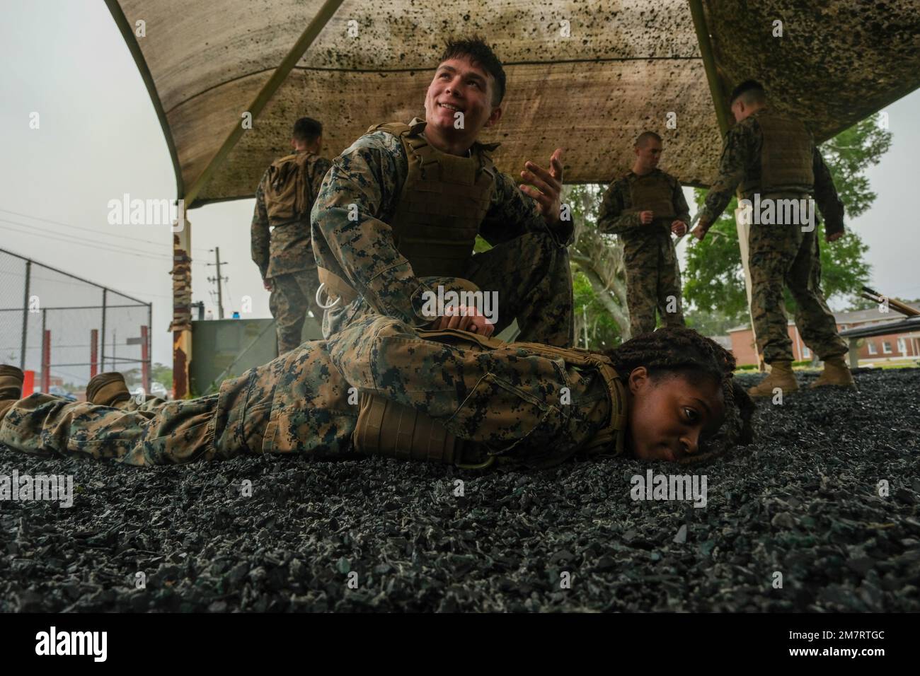 U.S. Marine Corps Cpl. Tanner Bernat, combat videographer, with Marine ...