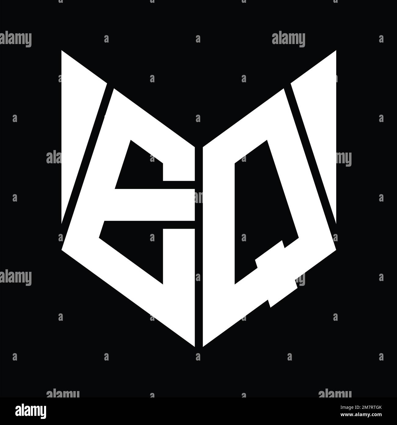 Letter eq logo hi-res stock photography and images - Alamy