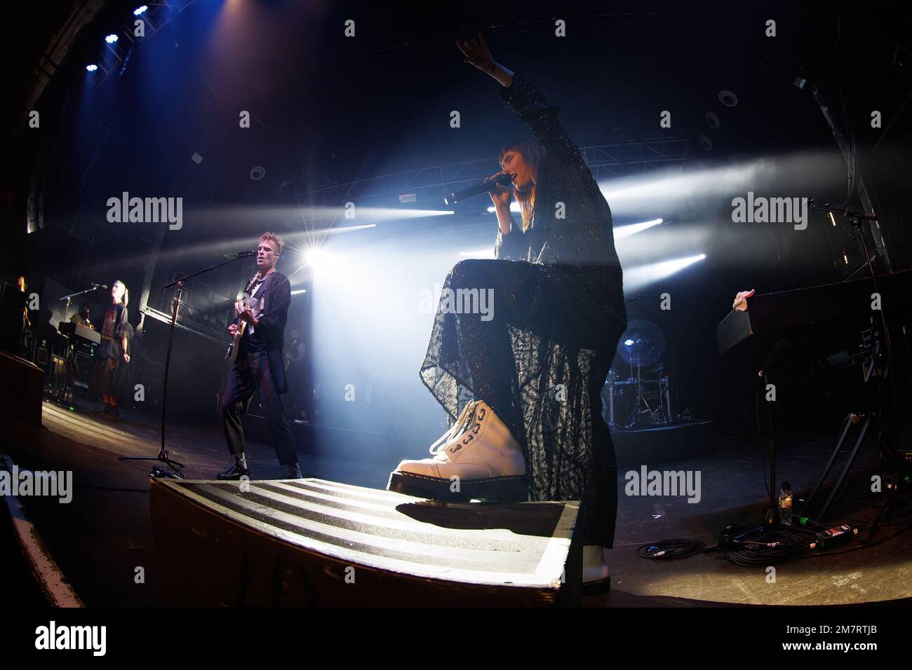 BARCELONA - DEC 1: Mother Mother (band) perform live on stage at ...