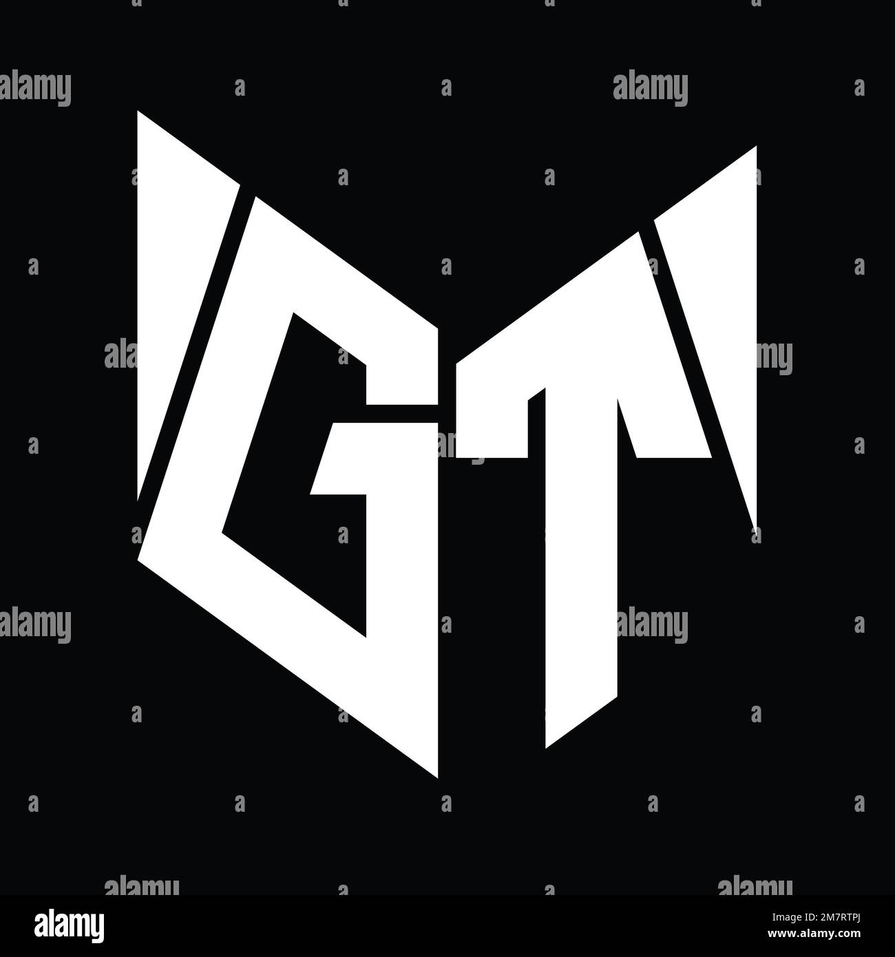 Tg modern logo hi-res stock photography and images - Alamy