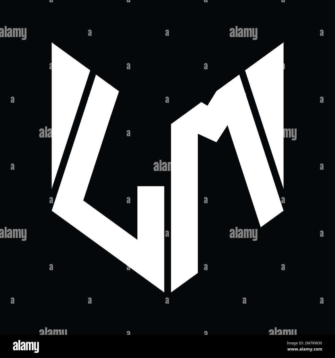 Lm shape hi-res stock photography and images - Alamy