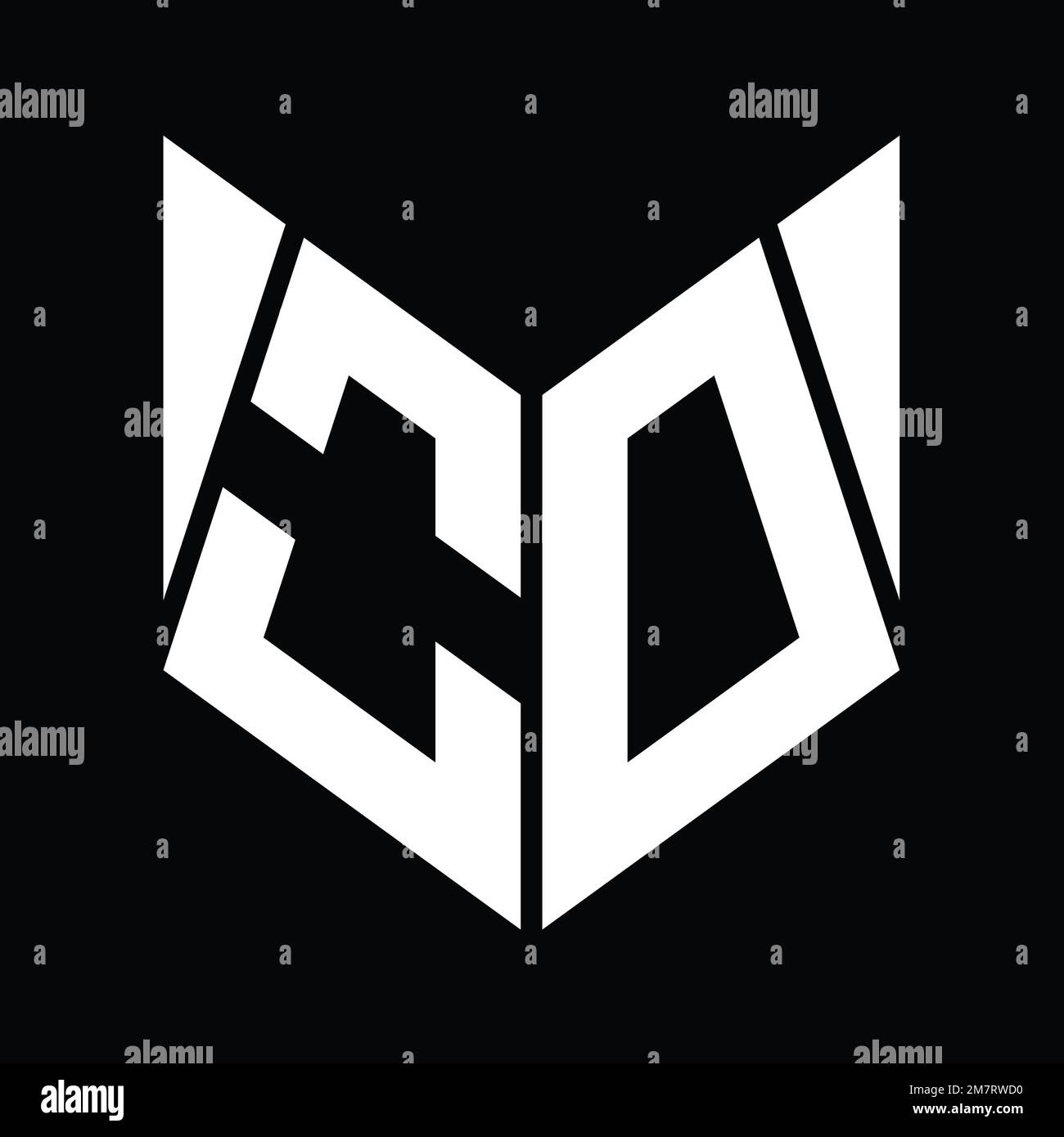 Od logo design hi-res stock photography and images - Alamy